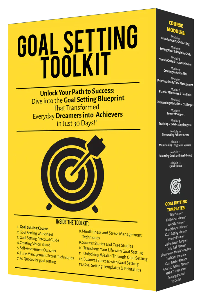 goal setting toolkit - Self Help Powers